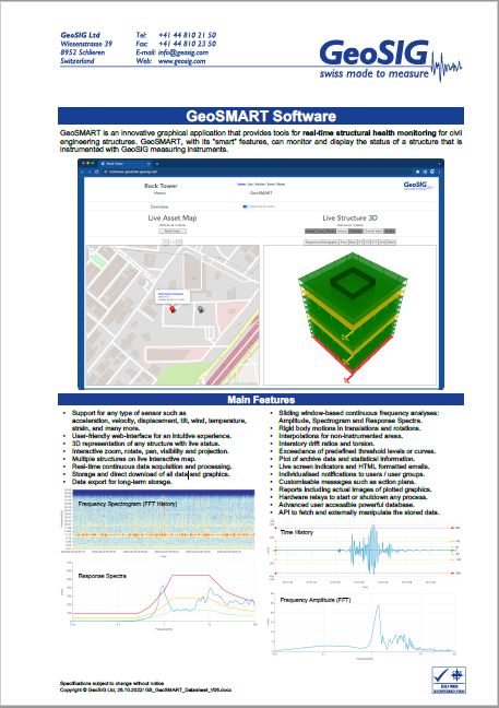 GeoSIG software - GeoSMART