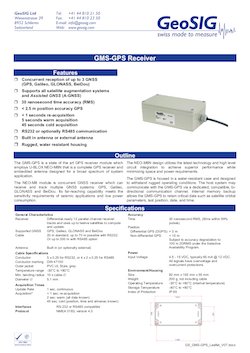 GeoSIG Accessories - GMS-GPS