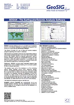 SEISAN analysis software