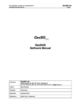 GeoSIG Software - GeoDAS